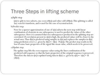 Lossless Image Compression Via By Lifting Scheme PPT
