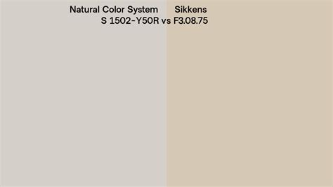 Natural Color System S 1502 Y50r Vs Sikkens F30875 Side By Side