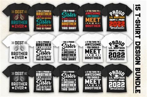 Brother T Shirt Design Bundle Graphic By T Shirt Design Bundle