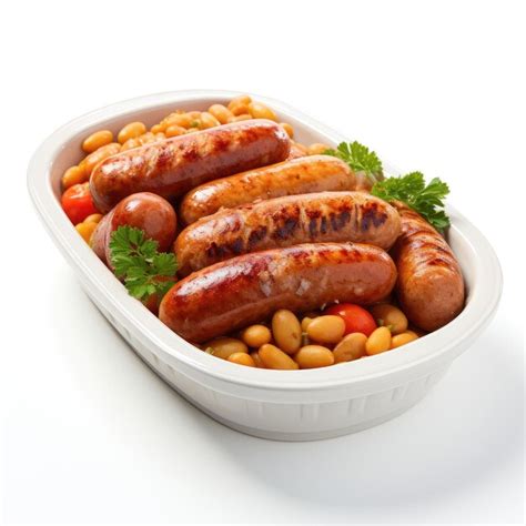 Premium Photo Cassoulet Slowcooked Casserole With White Beans And