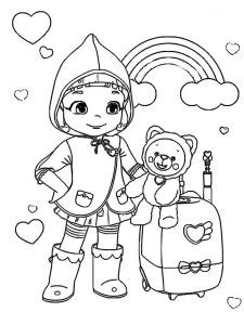 Rainbow Ruby Coloring Pages