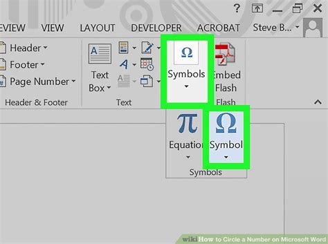 How To Circle A Number On Microsoft Word Steps With Pictures