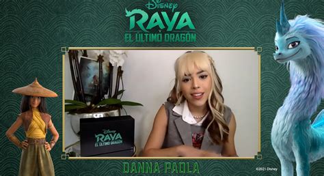 Cultura Danna Paola presenta Raya y el último dragón La música me
