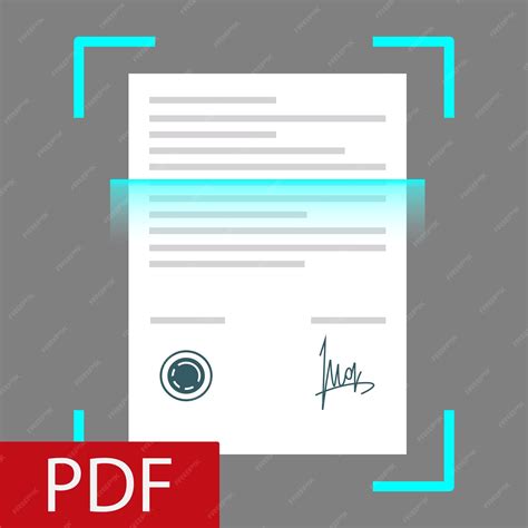 Premium Vector Document Scanner Icon Symbol Logo Illustration