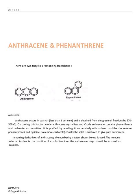 Anthracene And Phenanthrene Docx