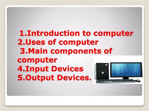 Computer Fundamentals Pptx Computer Peripherals Computing
