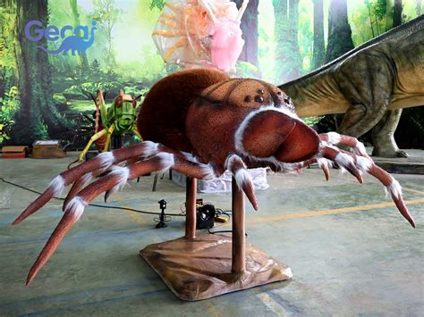 Lifelike Spider Animatronic Insect For Museum Animatronic Insect Zigong