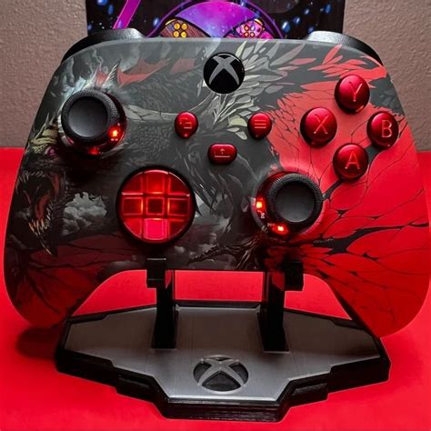 Microsoft Xbox Series X S Custom Modded Controller With LED Lights Dragon In 2025 Video Game
