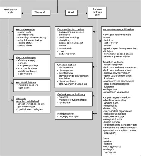 Figuur Overzicht Van Motivatoren En Succesfactoren Download