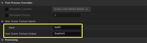 Post Process Material User Scene Textures In Unreal Engine Unreal Engine 56 Documentation