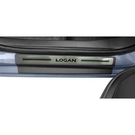 Soleira Premium Renault Aço Escovado 4P Logan 2014