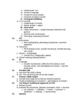 Slp Praxis Study Guide By Abbey Pratt Tpt