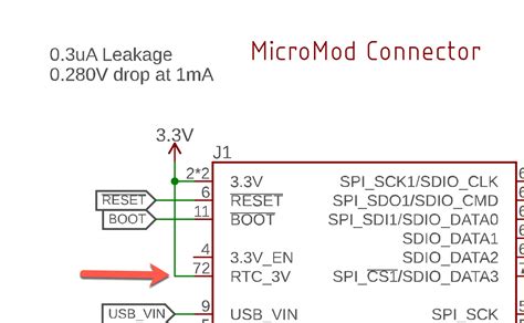 Why Is RTC 3V Connected To 3 3V On RP2040 MicroMod MicroMod