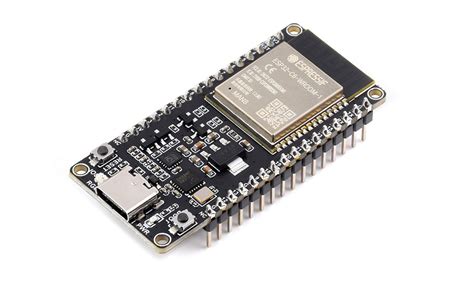 Esp32 C6微控制器wifi 6开发板 160mhz单核处理器 Esp32 C6 Wroom 1 N8模组 支持usb和uart开发 加焊黑色排针