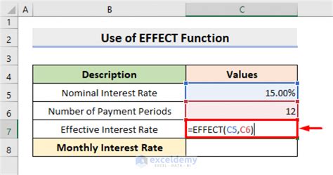 How To Calculate Monthly Interest Rate In Excel 3 Simple Methods