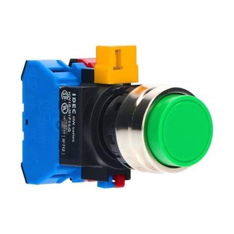 IDEC HW4B A2F02 Y 22mm Pushbutton Yellow