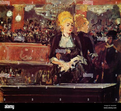 Edouard Manet Study Bar Folies Bergere 1882 Stock Photo Alamy