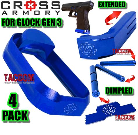 Blue Glock Slide