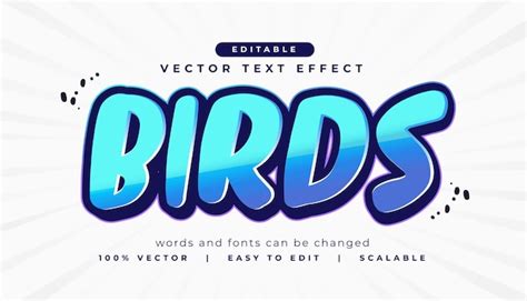 Bird Text Effect Images Free Download On Freepik
