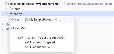 Project Tool Window Pycharm Documentation