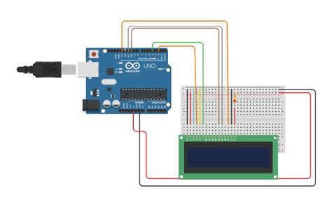 circuit design lcd robotica tinkercad