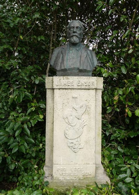 Monument Au Peintre James Ensor Oostende Ostende Be Monumen