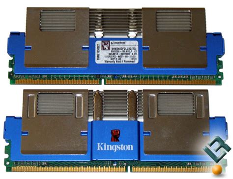 Kingston GB MHz HyperX FB DIMM Memory Kit Review Legit Reviews