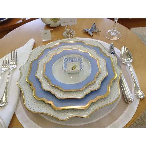 Annas Palette Rim Soup Plate Sky Blue Ilargento Registry