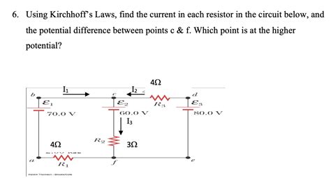 Solved How Can I Find Potential Difference Between Points C
