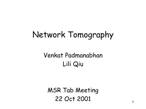 ppt network tomography powerpoint presentation free download id 145540