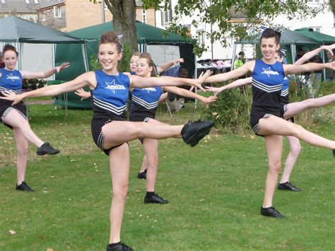 Mk Cheerleaders Kicking High David Baume Flickr