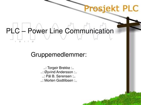 PPT PLC Power Line Communication PowerPoint Presentation Free Download ID 3881177