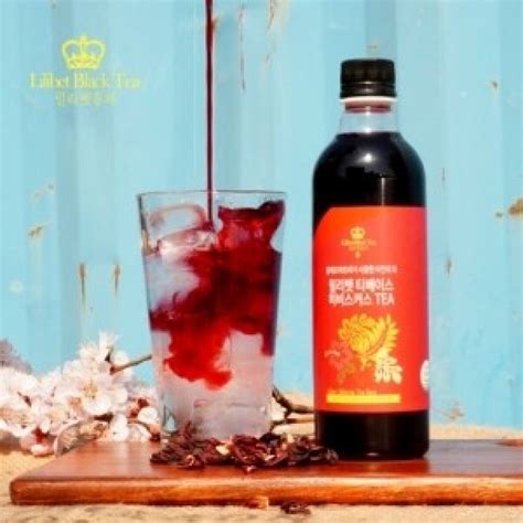 릴리벳 히비스커스 티베이스 원액 400g 대량구매 20병 아오아오 커피