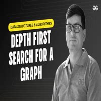 Depth First Search Geeksforgeeks Videos