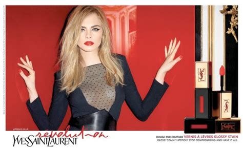 Hot Shots Cara Delevingnes New Ads For Ysl Beauty Fashion Gone Rogue