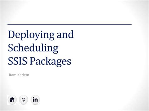 Deploy Ssis Ppt