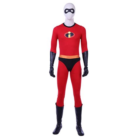 Movie The Incredibles 2 Helen Parr Elastigirl Jumpsuit Cosplay Costume