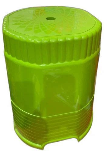 Plastic Green Round Stool At ₹ 160 Piece Bbd Bagh Kolkata Id