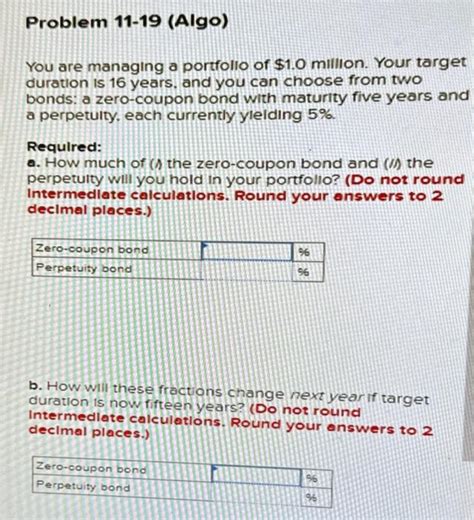 solved problem 11 19 algo you are managing a portfolio of