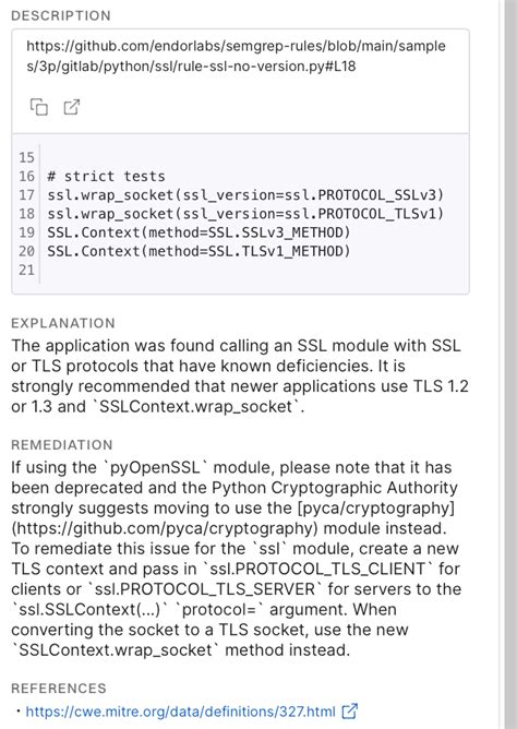 Add Metadata To A Sast Rule Endor Labs Docs