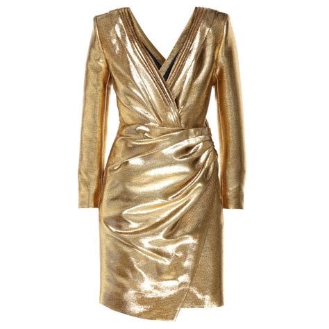 Metallic Woven Lamé Dress ¦ 001124 ∇ Ropa Vestidos