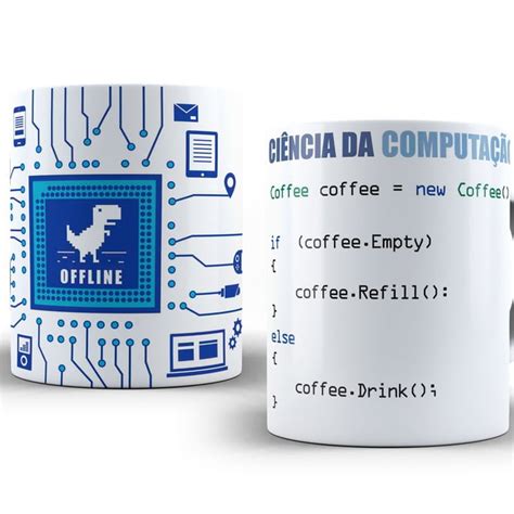 Caneca Ciência Da Computação Informática Elo7