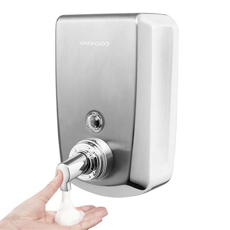 China Commercial Wall Mounted Push Button Foam Soap Dispenser