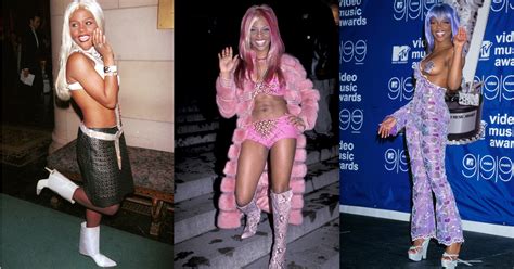 Lil Kims Best Fashion Moments Through The Years Photos Footwear News