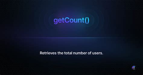 Getcount Clerk