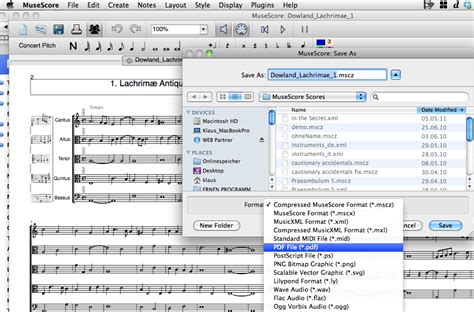 Save Pdf Mac Musescore