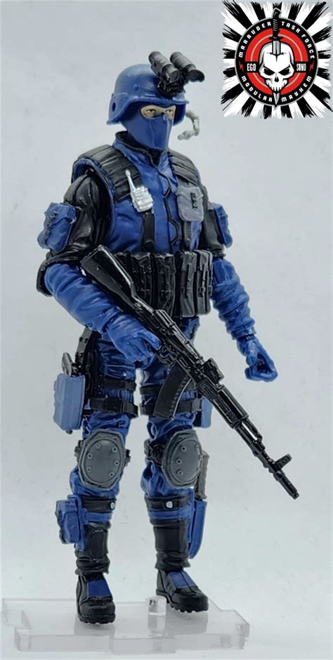 Marauder Blue Trooper Geared Up Mtf Male Trooper 118 Scale