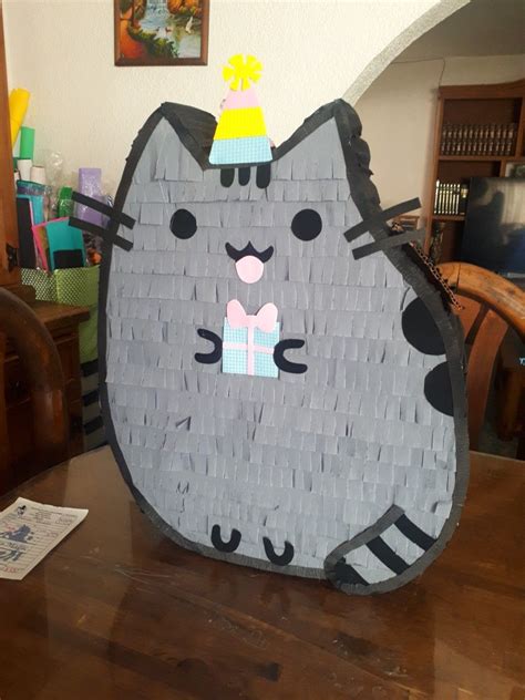 Pusheen Piñata Fiestas patrias decoracion Fiestas temáticas de gato
