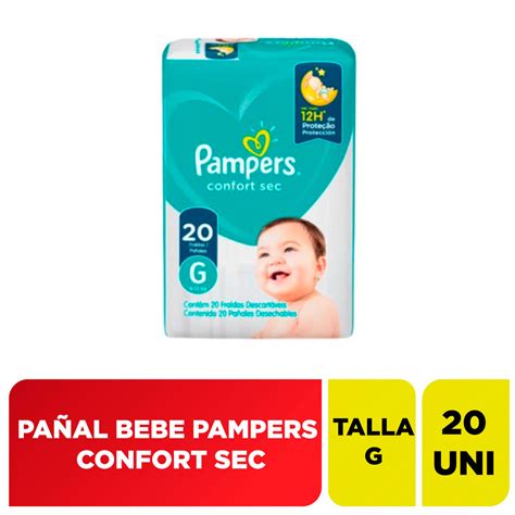 PaÑal Bebe Pampers Confort Sec G20u Comercialeliascl