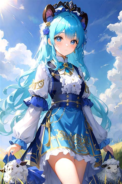 Sheepgirl By Albedoaianime On Deviantart